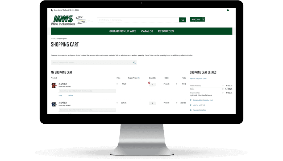 Wire Shop - MWS Wire